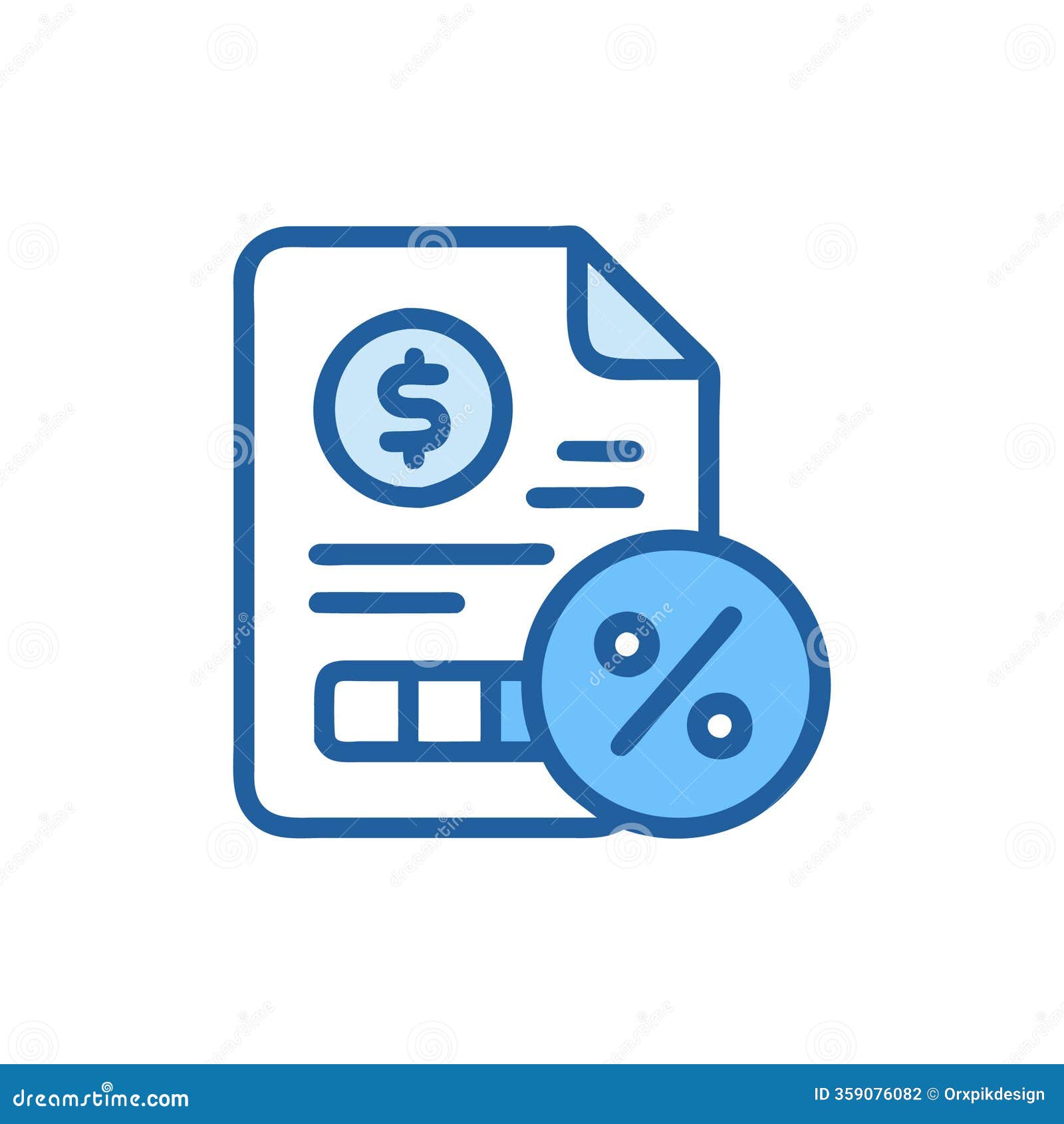 Tax Deduction Icon for Homeowners Stock Illustration - Illustration of ...