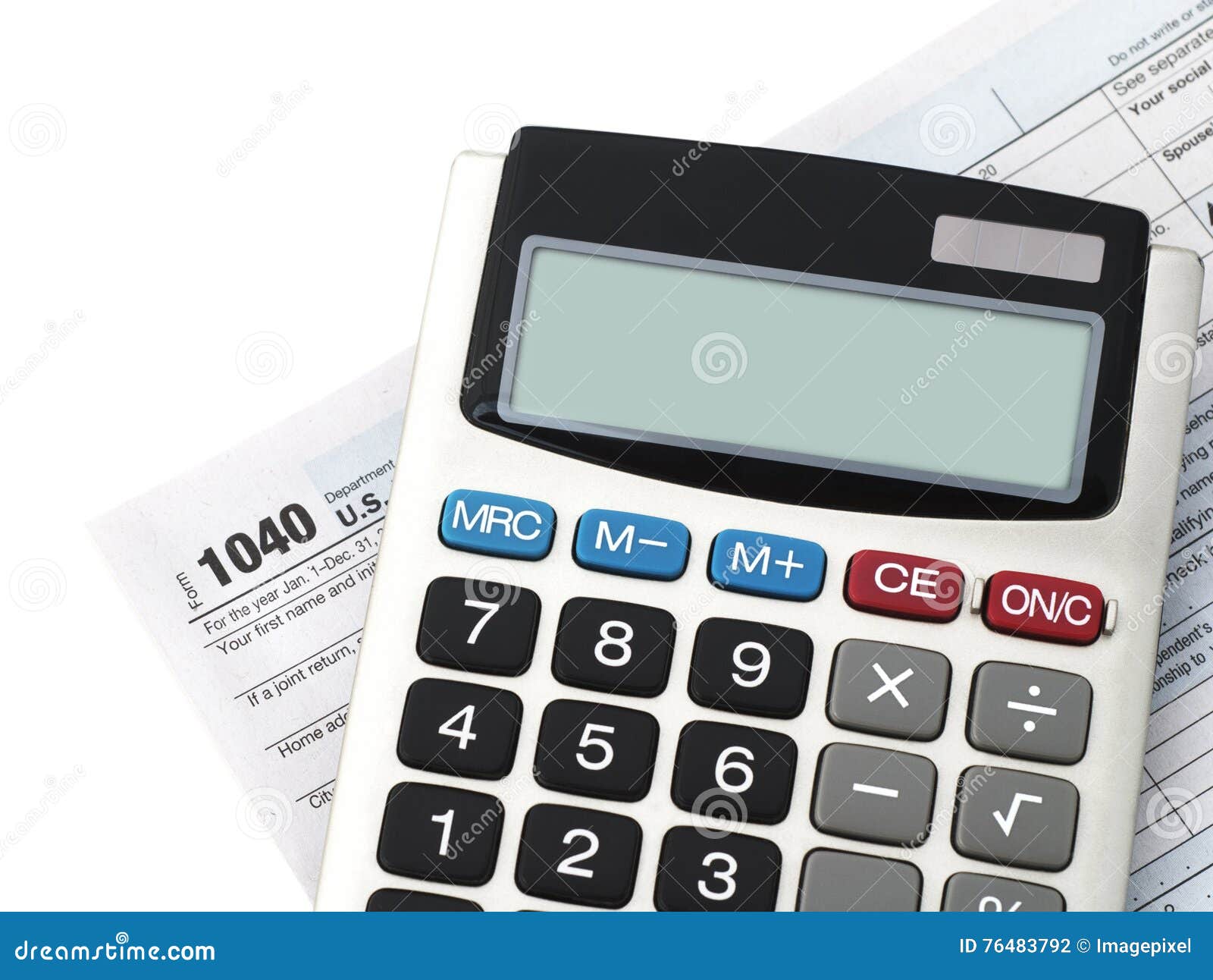 1040 Tax Form editorial photography. Image of filing - 76483792