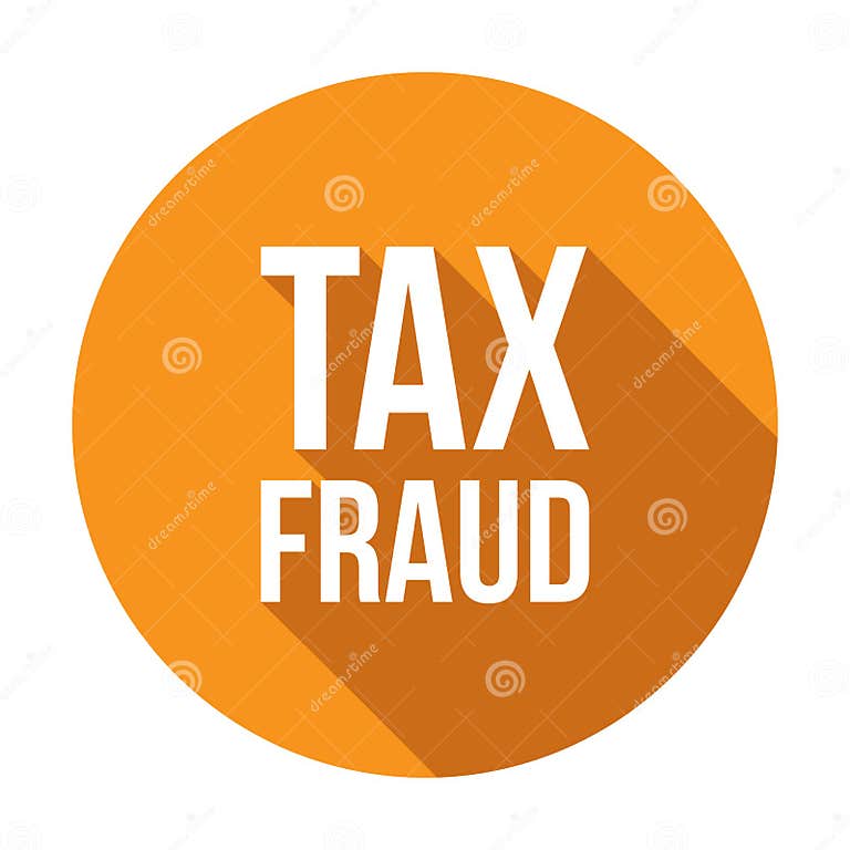 Tax Fraud Word Vector Illustration Stock Illustration Illustration