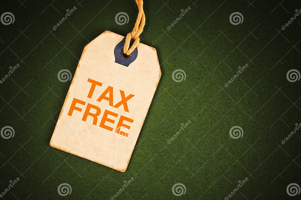Tax free tag stock photo. Image of sale, shopping, label - 85018252