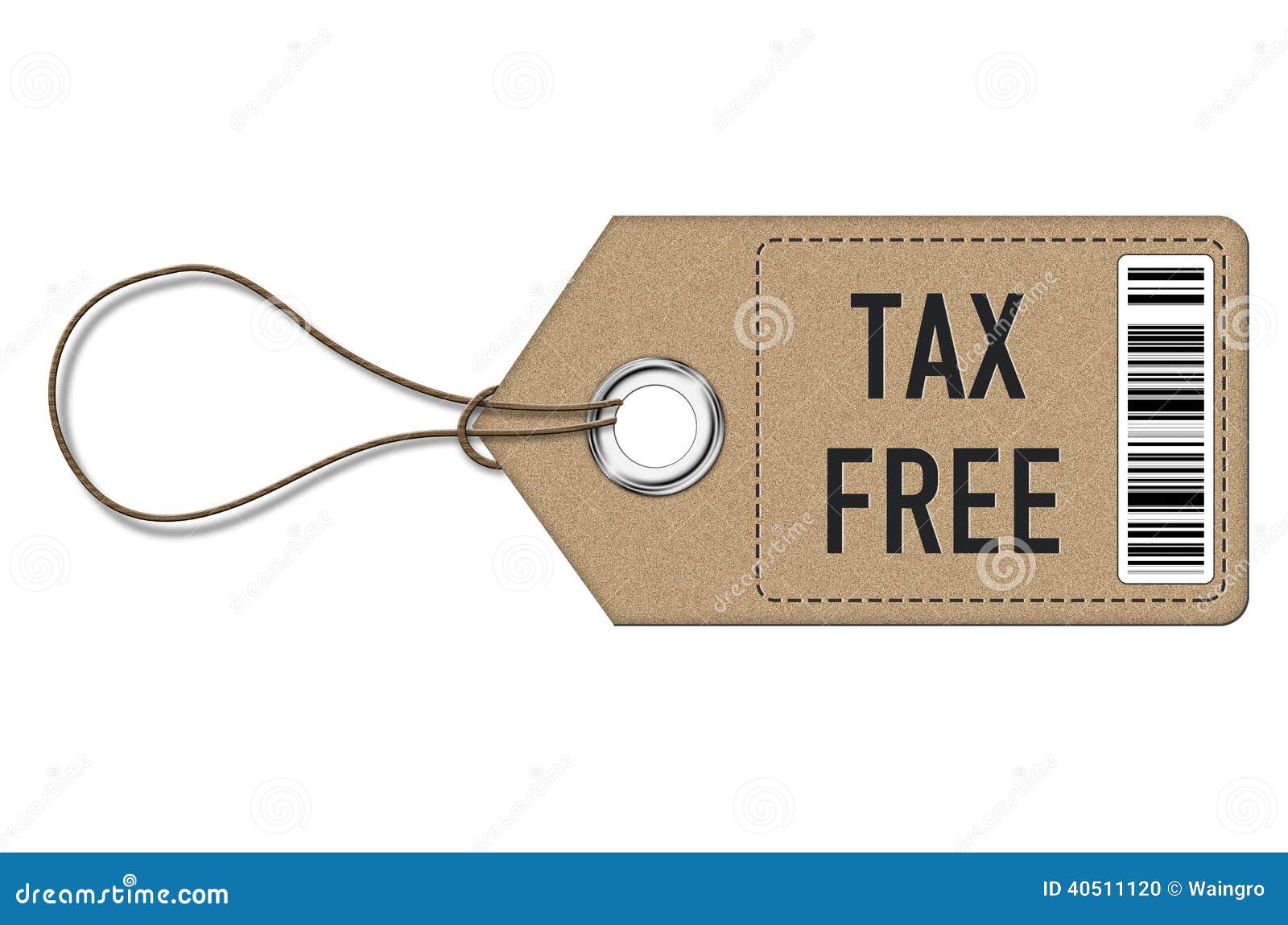 Tax Free - tag label stock illustration. Illustration of advertising ...