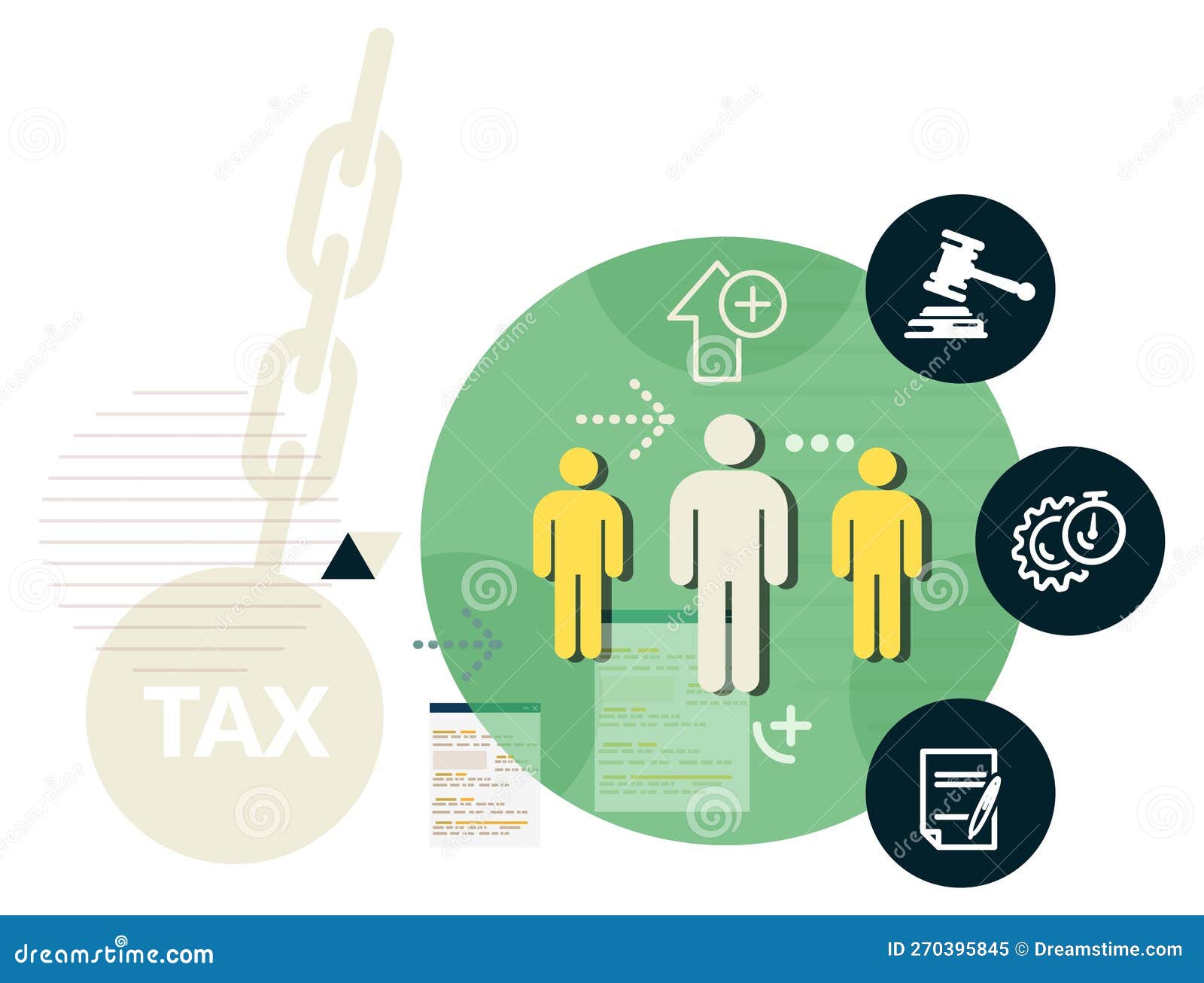 Tax Impact Abstract - Illustration Stock Illustration - Illustration of ...