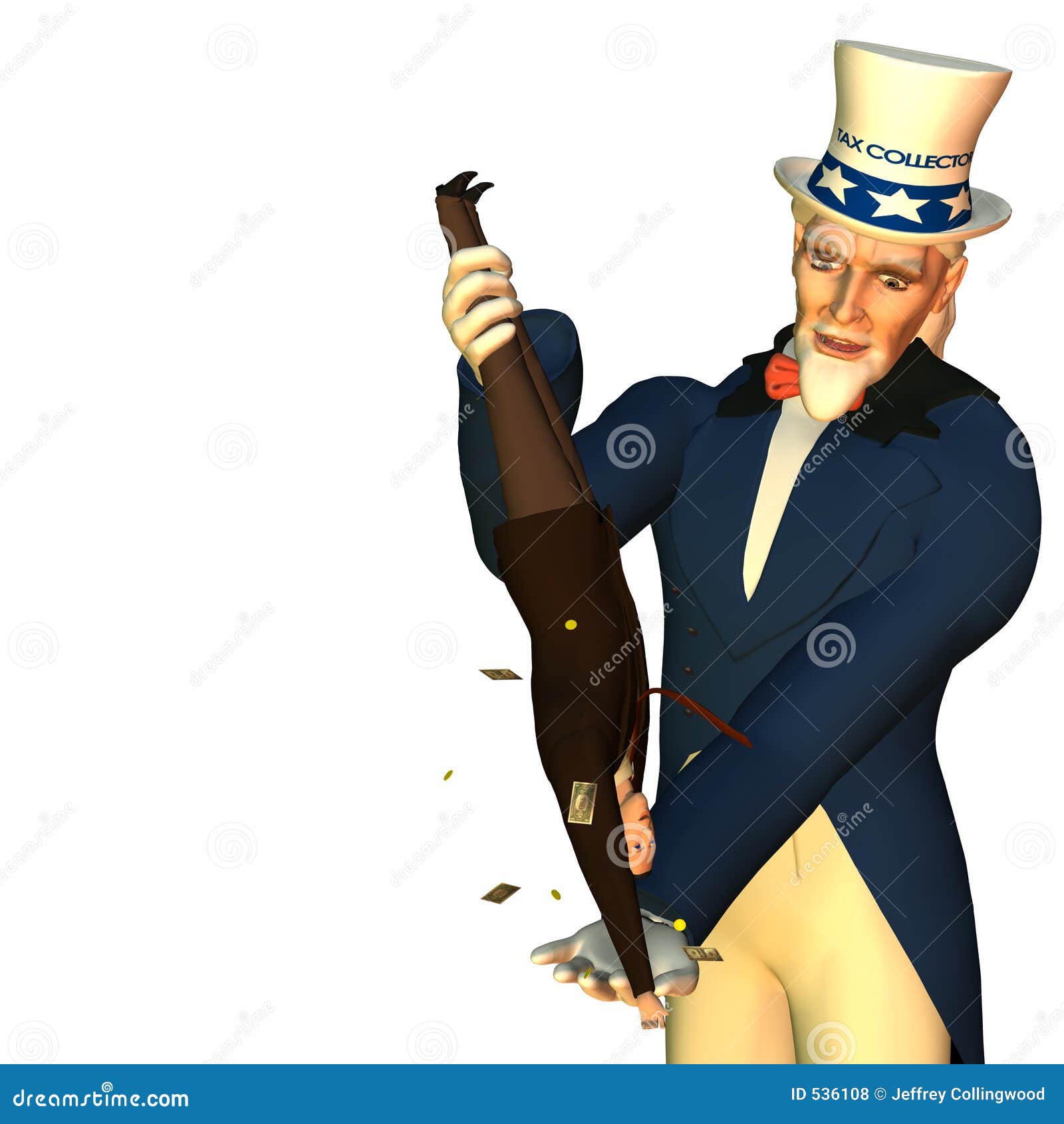Tax Man Cometh 2 stock illustration. Illustration of exempt - 536108