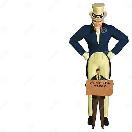 Tax Man Cometh 5 stock illustration. Illustration of april - 538559