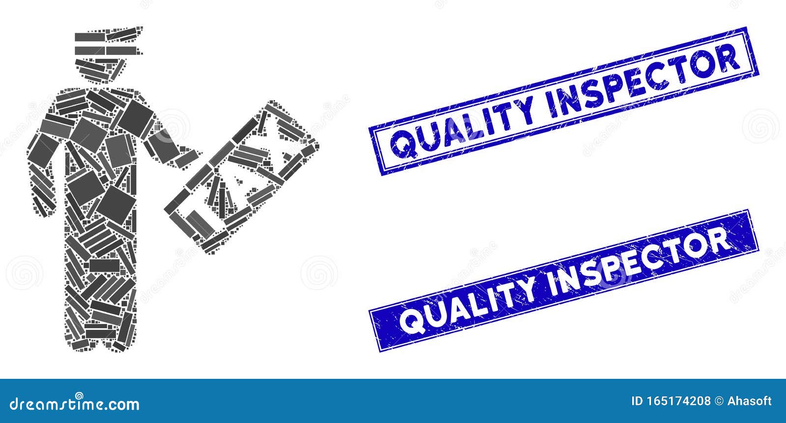 Quality Inspector Coloring Page Vector Illustration | CartoonDealer.com ...