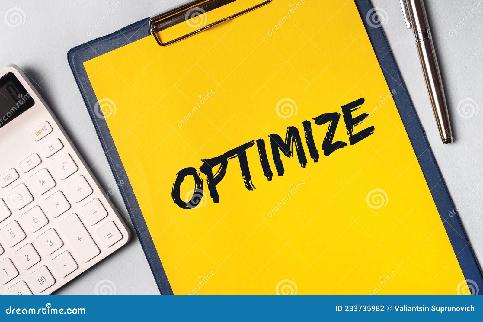 Tax Optimizing Concept. Financial Optimization, Word on Paper Stock ...