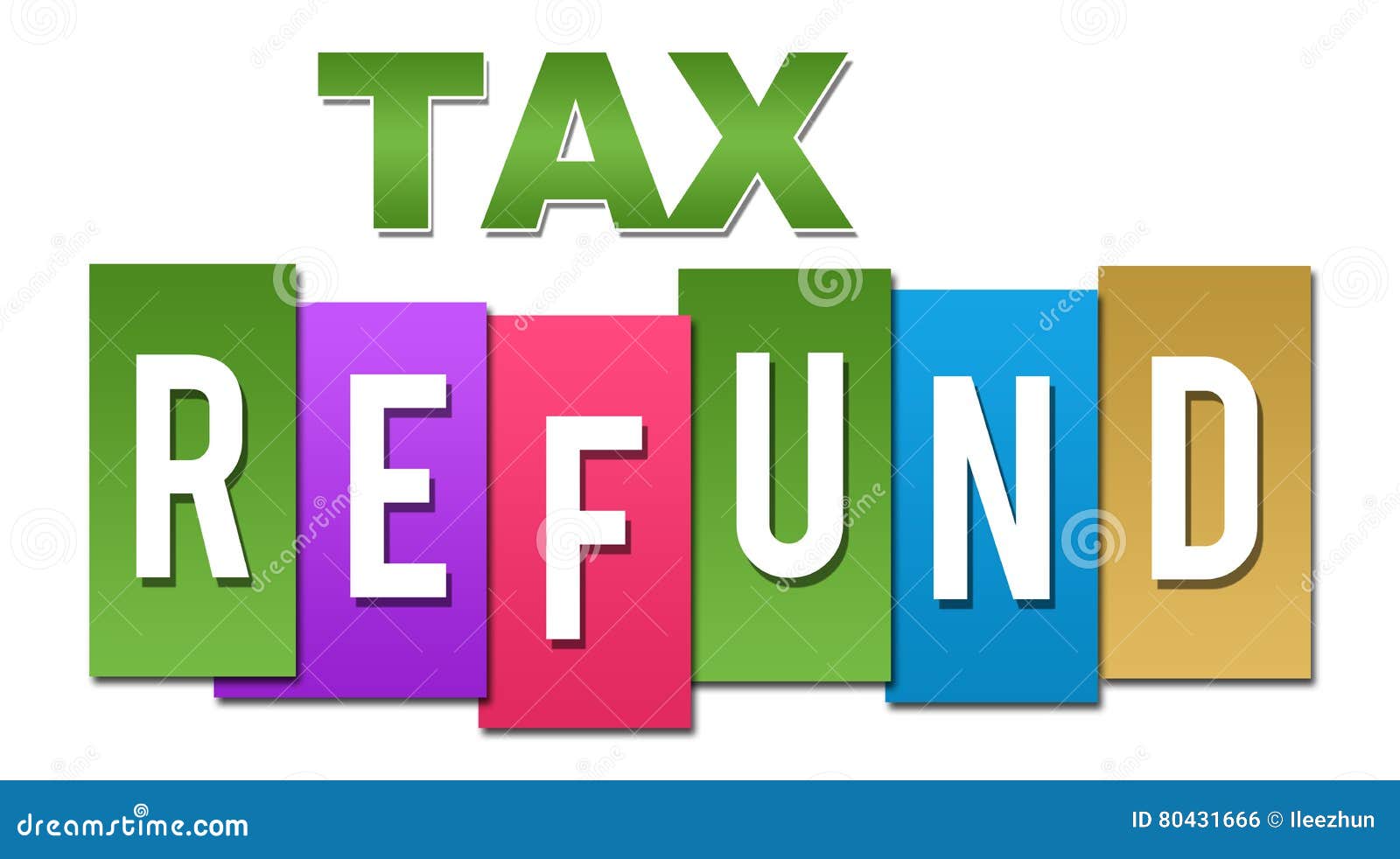 Tax Refund Professional Colorful Royalty-Free Stock Image ...