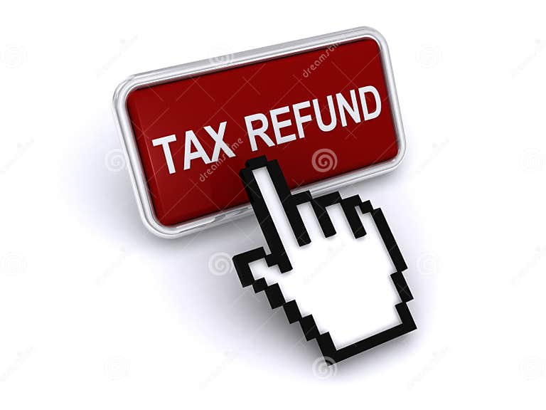 Tax Refund Web Icon stock illustration. Illustration of symbol - 28969647