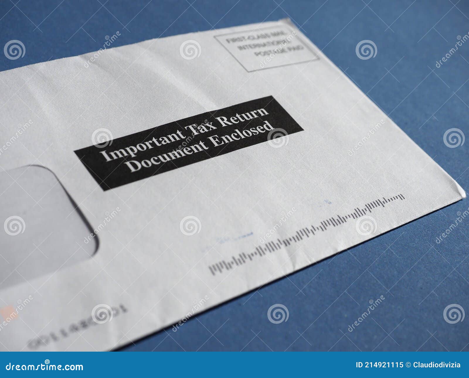 Tax return document stock image. Image of enclosed, currency - 214921115
