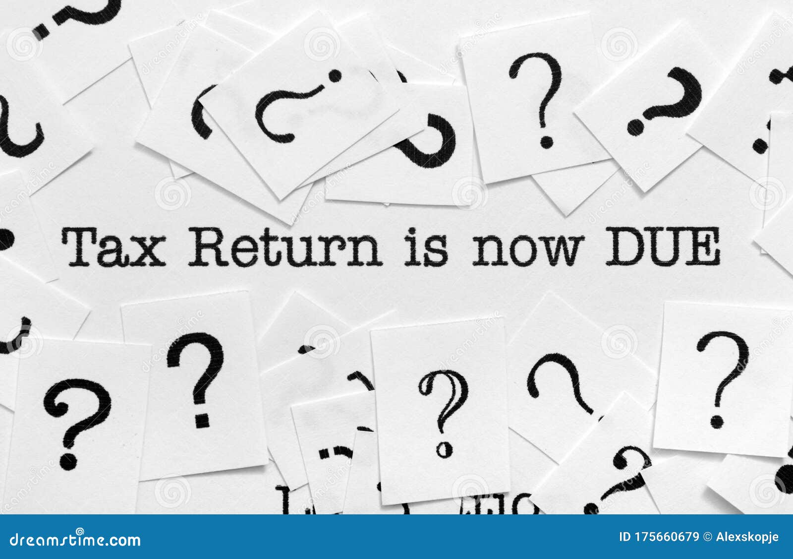 Tax return is now due stock image. Image of finance - 175660679