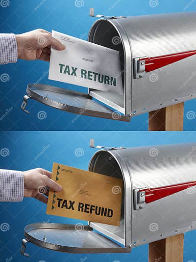 Tax return and refund stock image. Image of address, inside - 22345793
