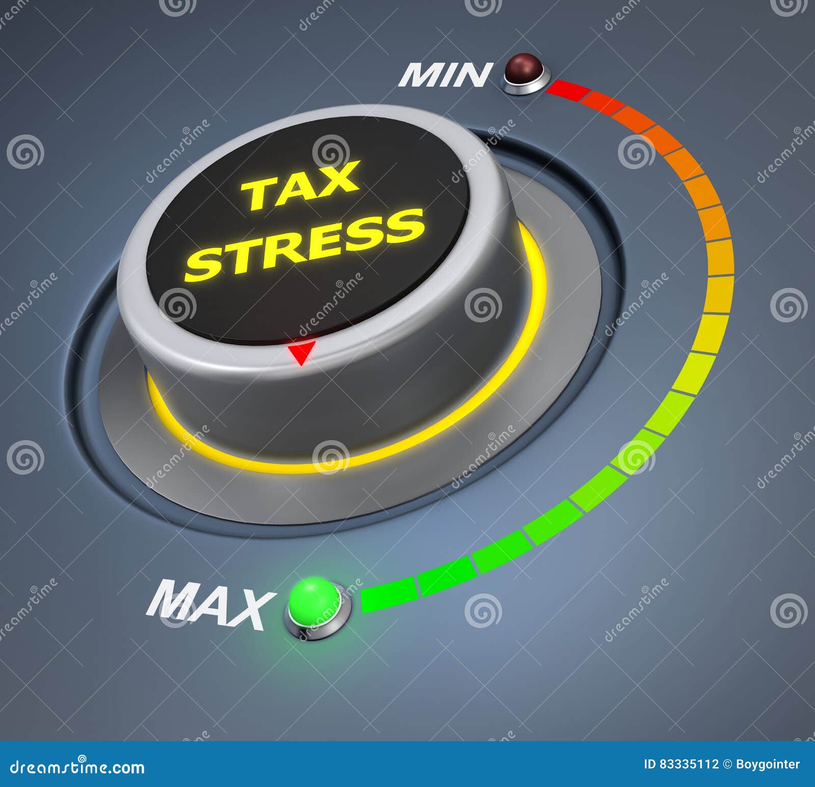 Tax stress stock illustration. Illustration of concerned - 83335112