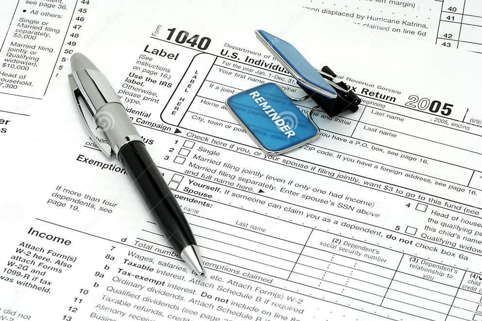 Tax Time stock photo. Image of deduction, file, paperwork - 564282