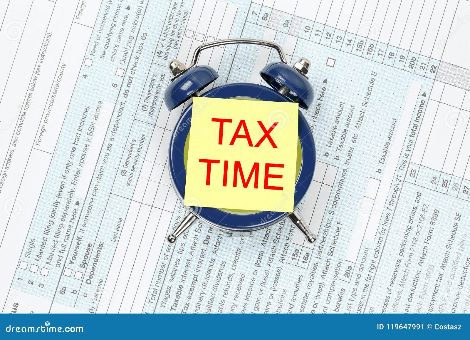 Tax time concept stock image. Image of government, reminder - 119647991