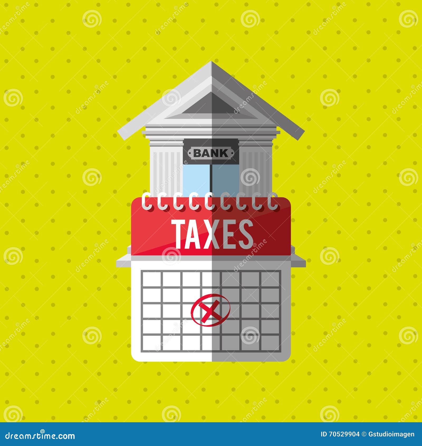 Tax time design stock illustration. Illustration of currency - 70529904