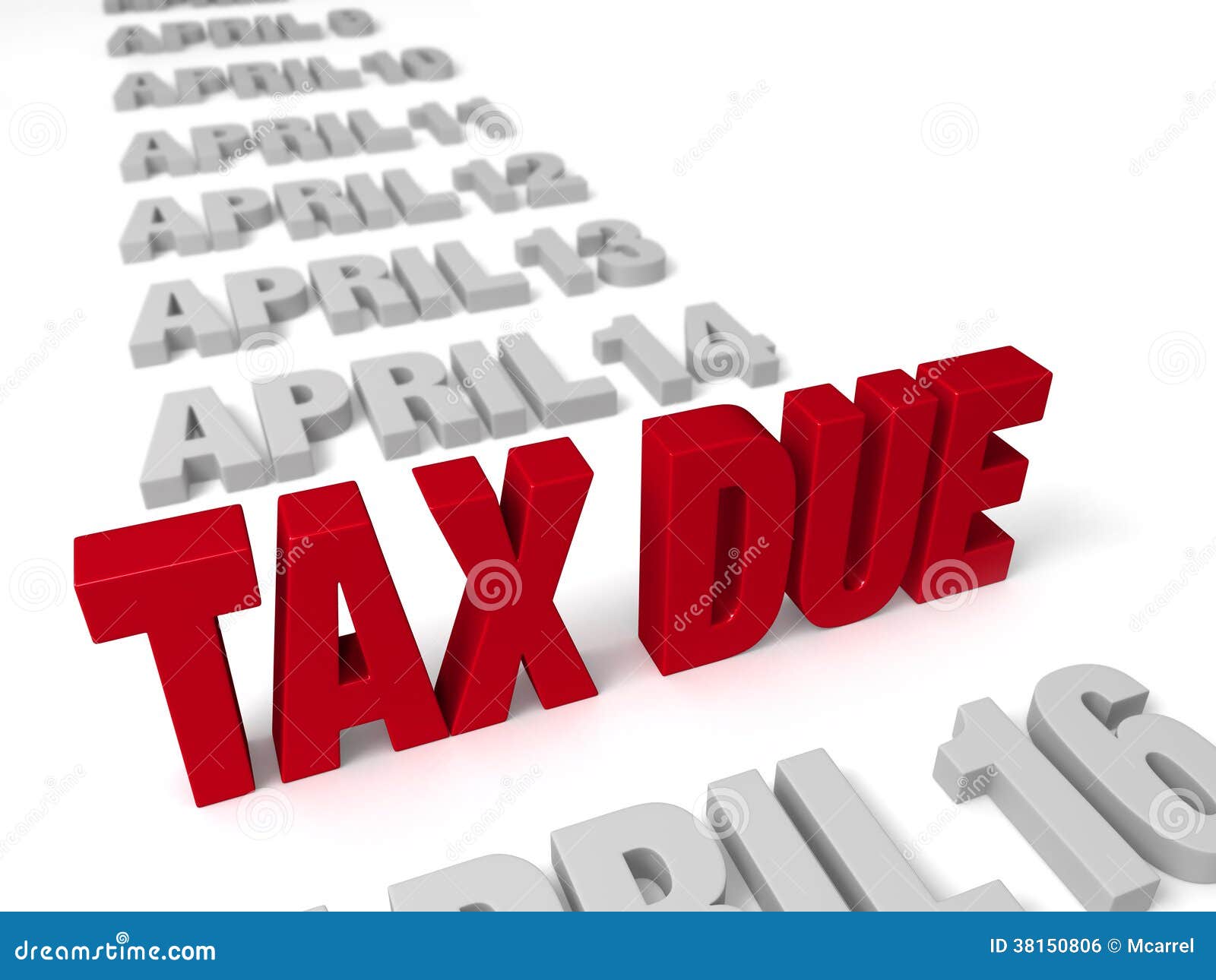 Tax Time Nears stock illustration. Illustration of looming - 38150806