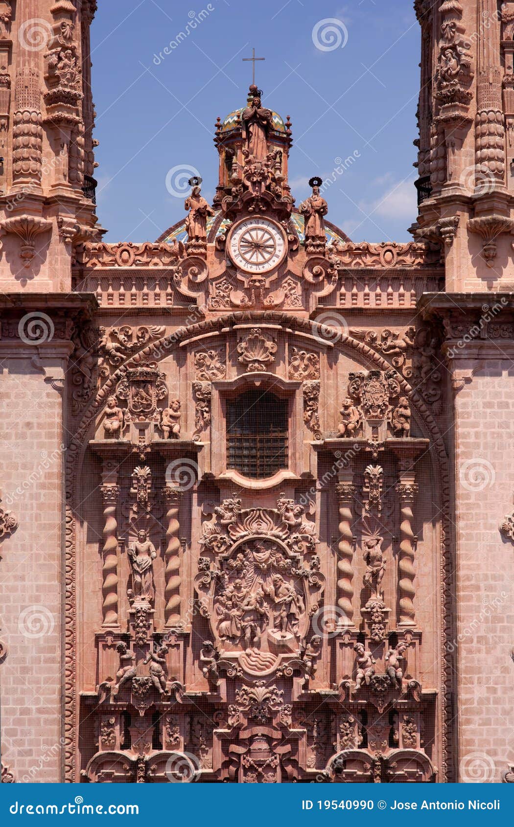 Taxco Church stock photo. Image of mexican, christian - 19540990