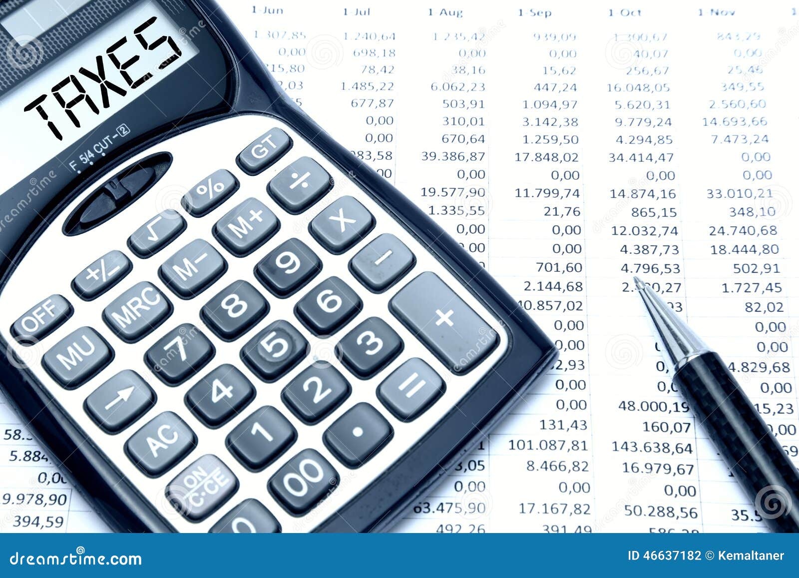 TAXES stock photo. Image of cost, concept, dollar, home - 46637182