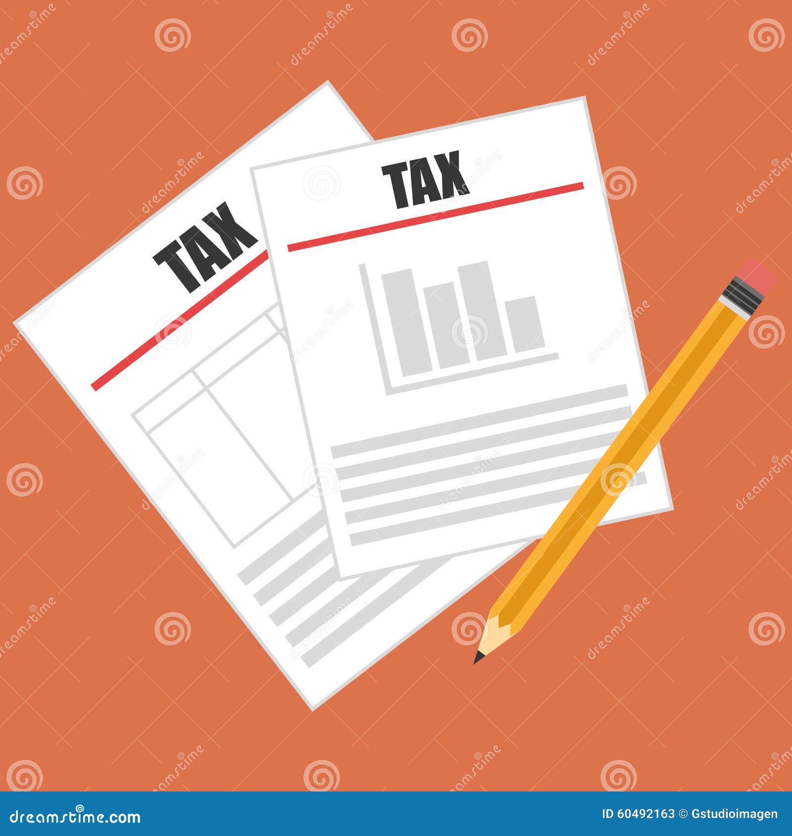 Taxes design. stock vector. Illustration of accounting - 60492163