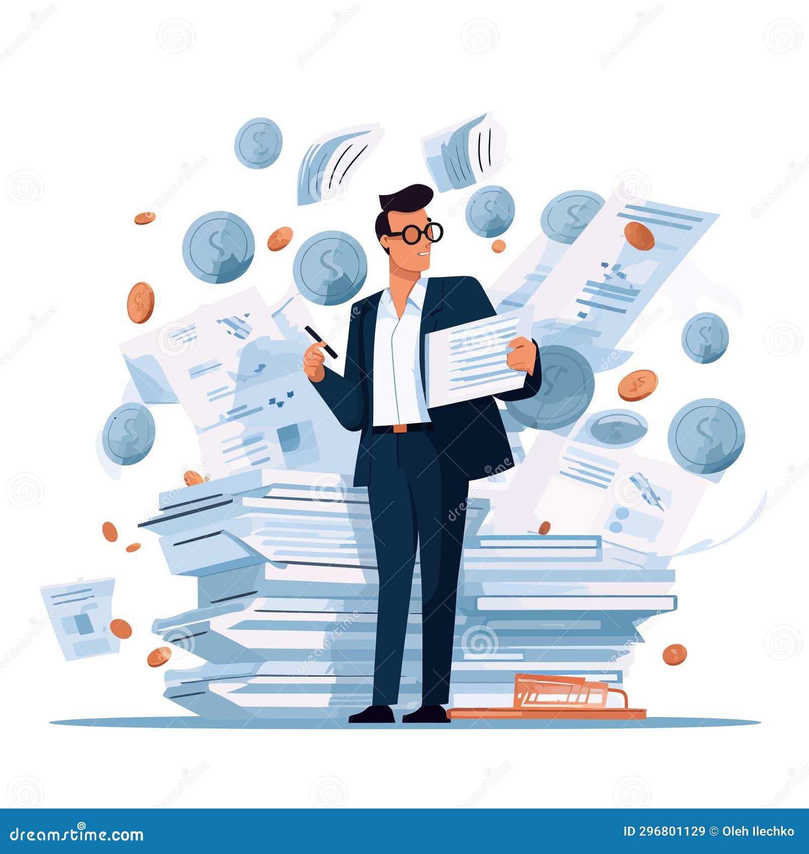 Taxes Vector Icon Isolated On Transparent Background, Linear Tax ...