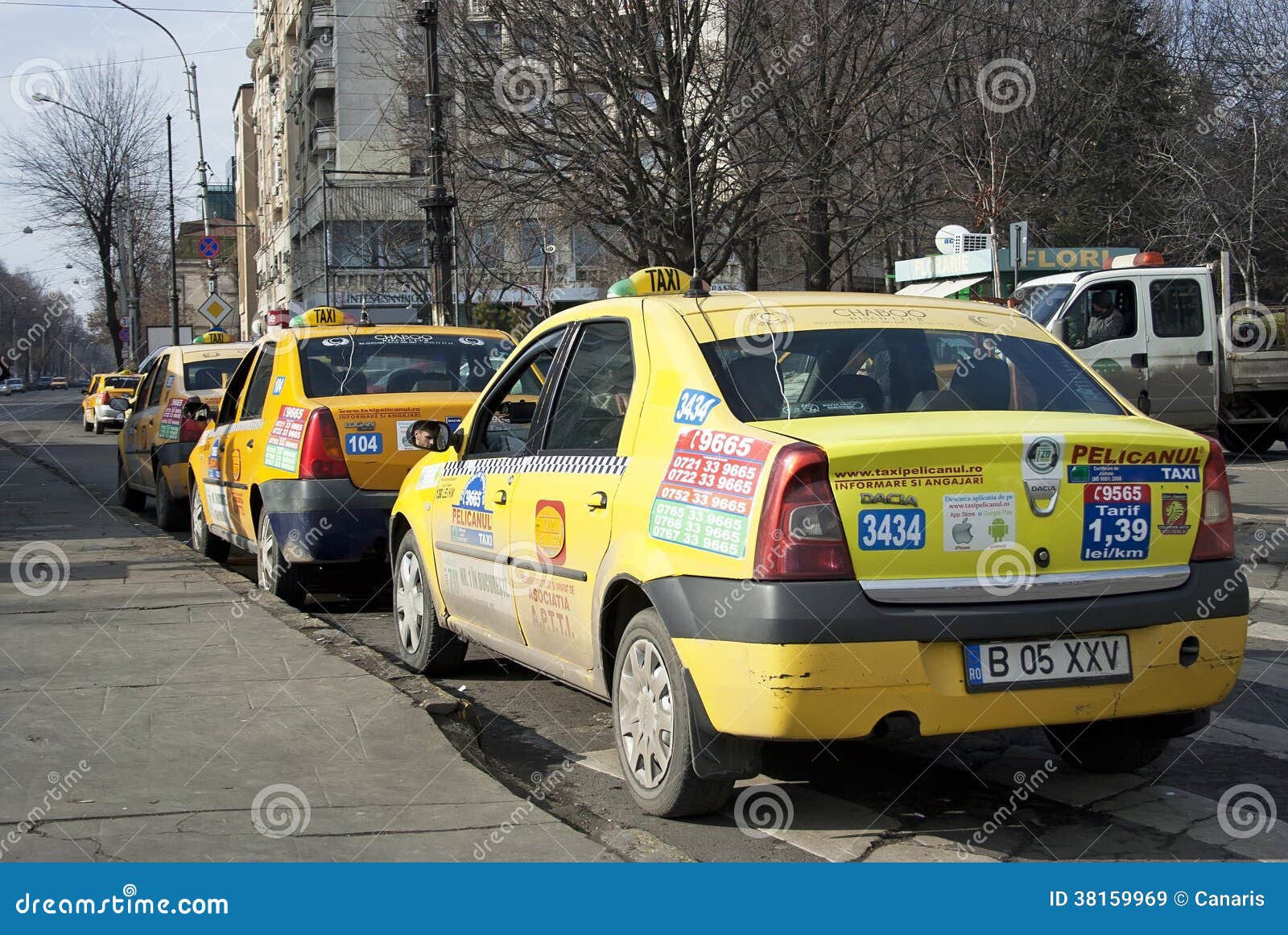 Taxi editorial stock image. Image of street, additional - 38159969