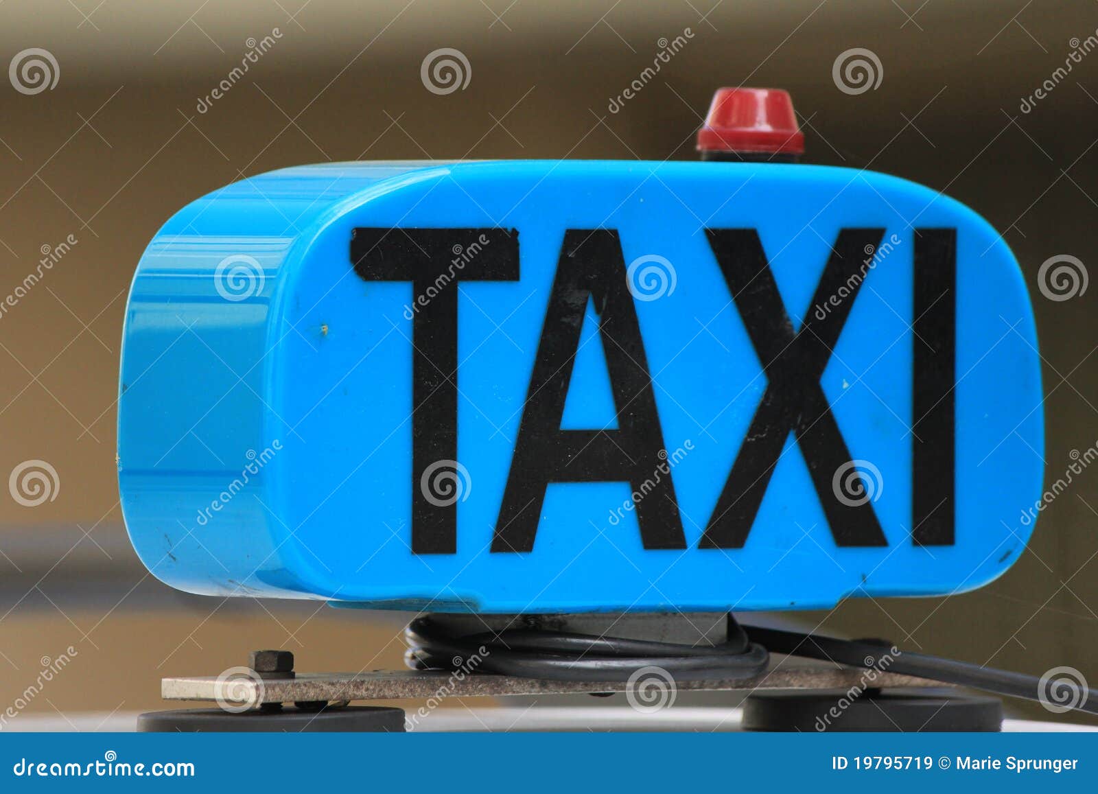 Taxi blue stock image. Image of speed, driving, sign - 19795719