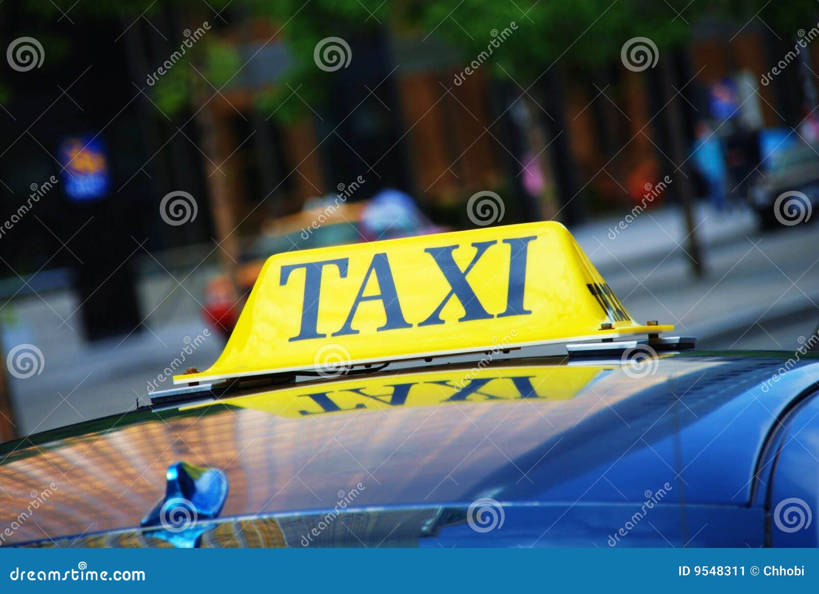 Taxi cab stock image. Image of commuter, taxi, urban, time - 9548311