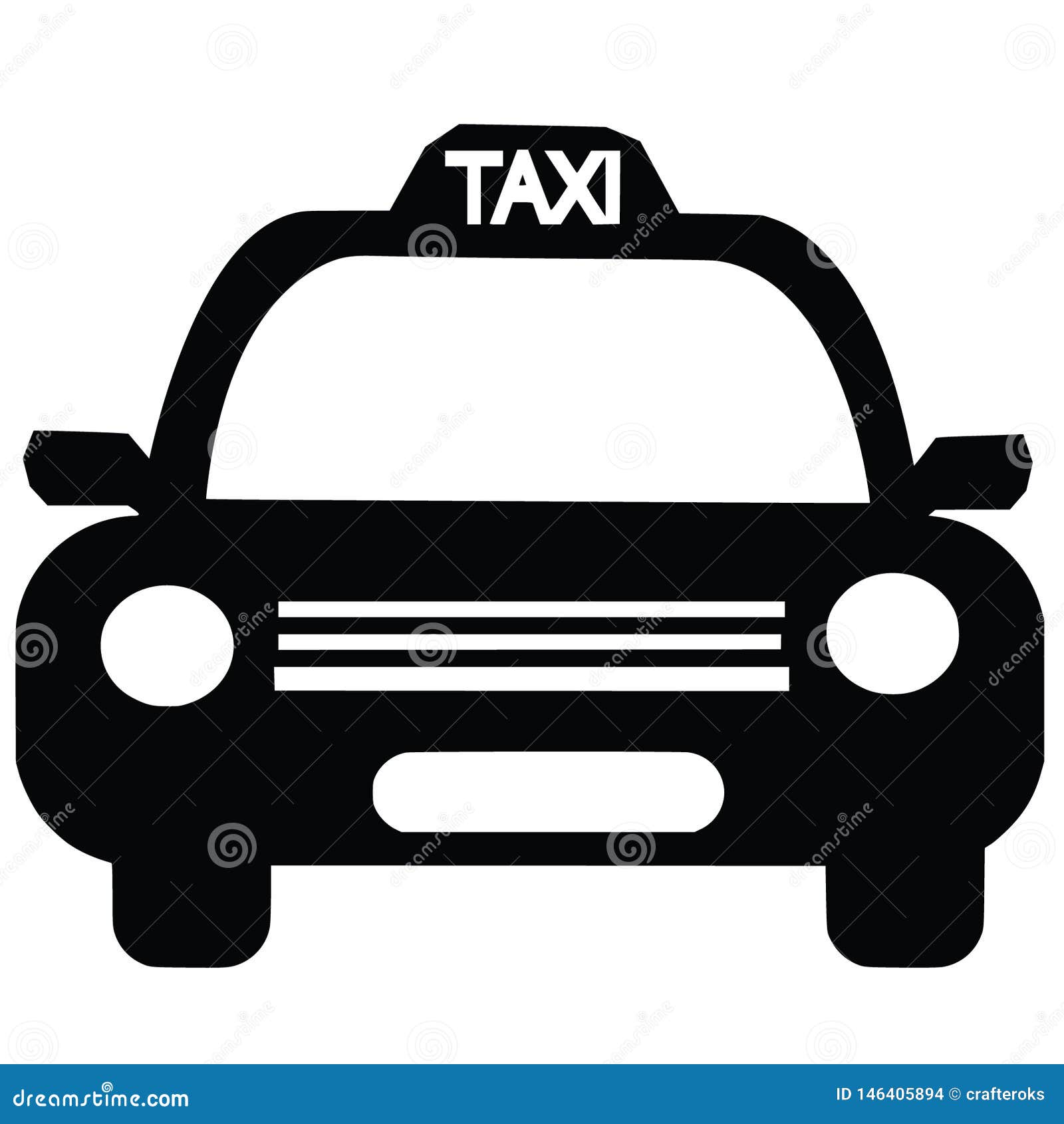 Taxi Cab Vector Eps Illustration by Crafteroks Stock Vector ...