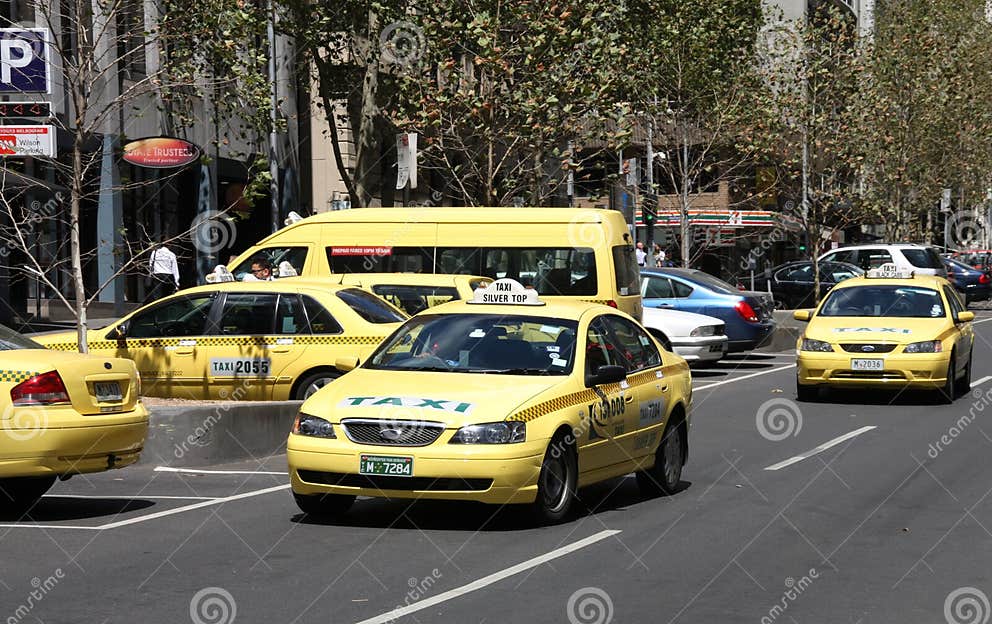 Taxi cabs editorial stock photo. Image of transit, public - 14850953