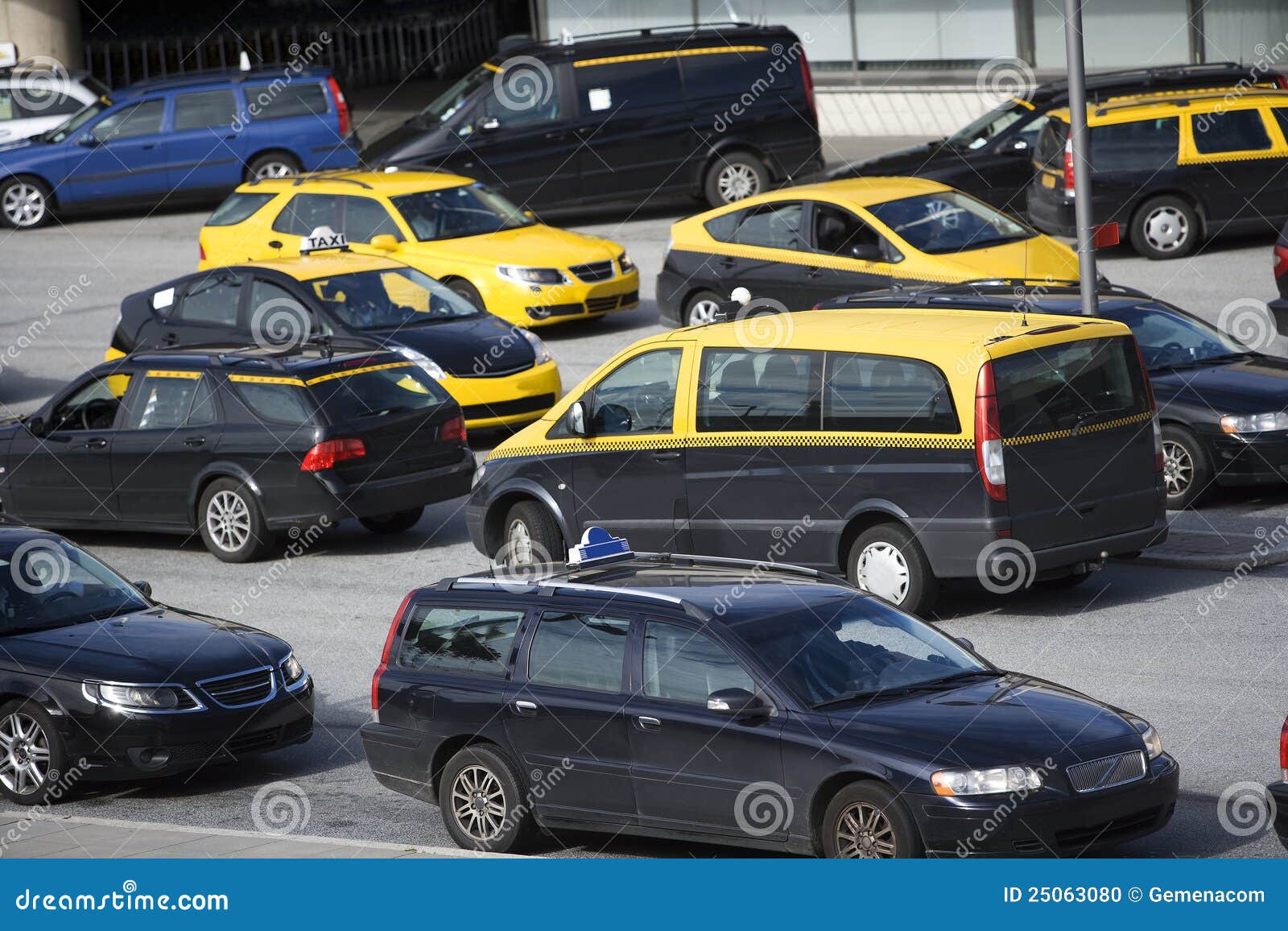 Taxi cabs stock photo. Image of crowded, business, cosopolitan - 25063080