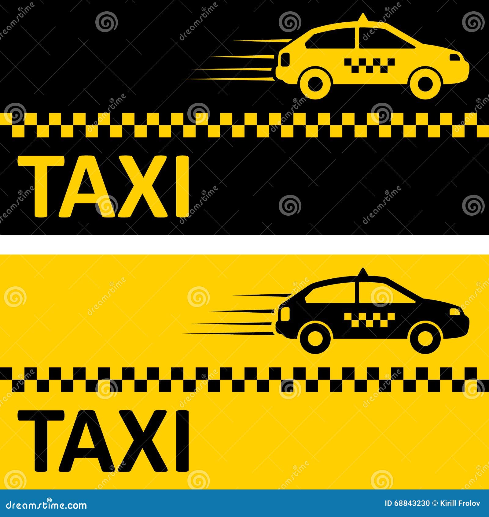 Taxi card. stock vector. Illustration of stripe, delivery - 68843230