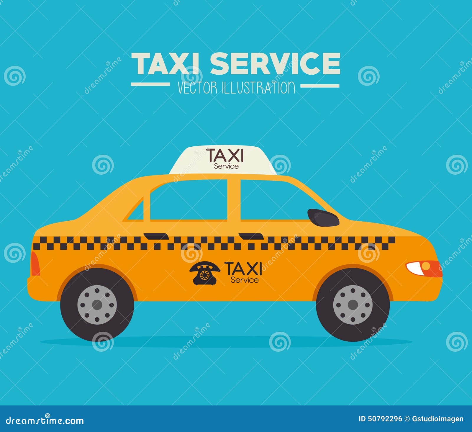 Taxi Design, Vector Illustration. Stock Vector - Illustration of mobile ...