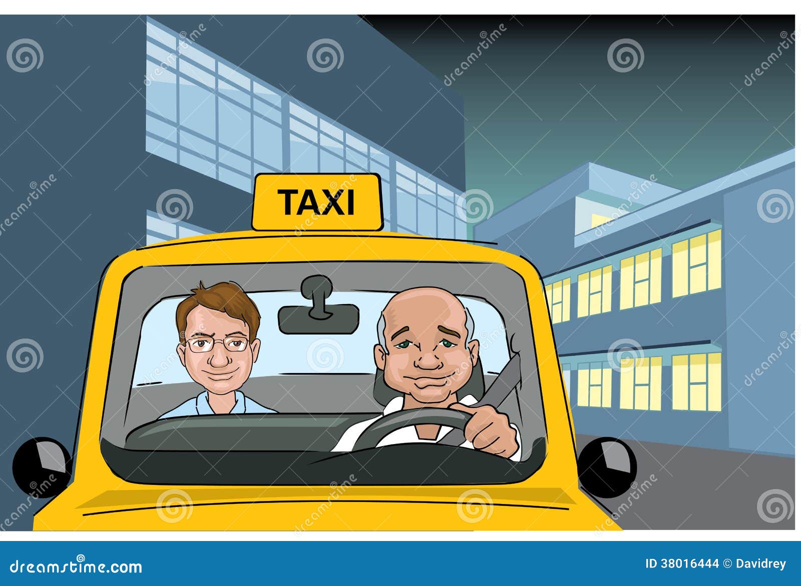 Taxi Driver Icon In Cartoon Style Stock Image | CartoonDealer.com ...