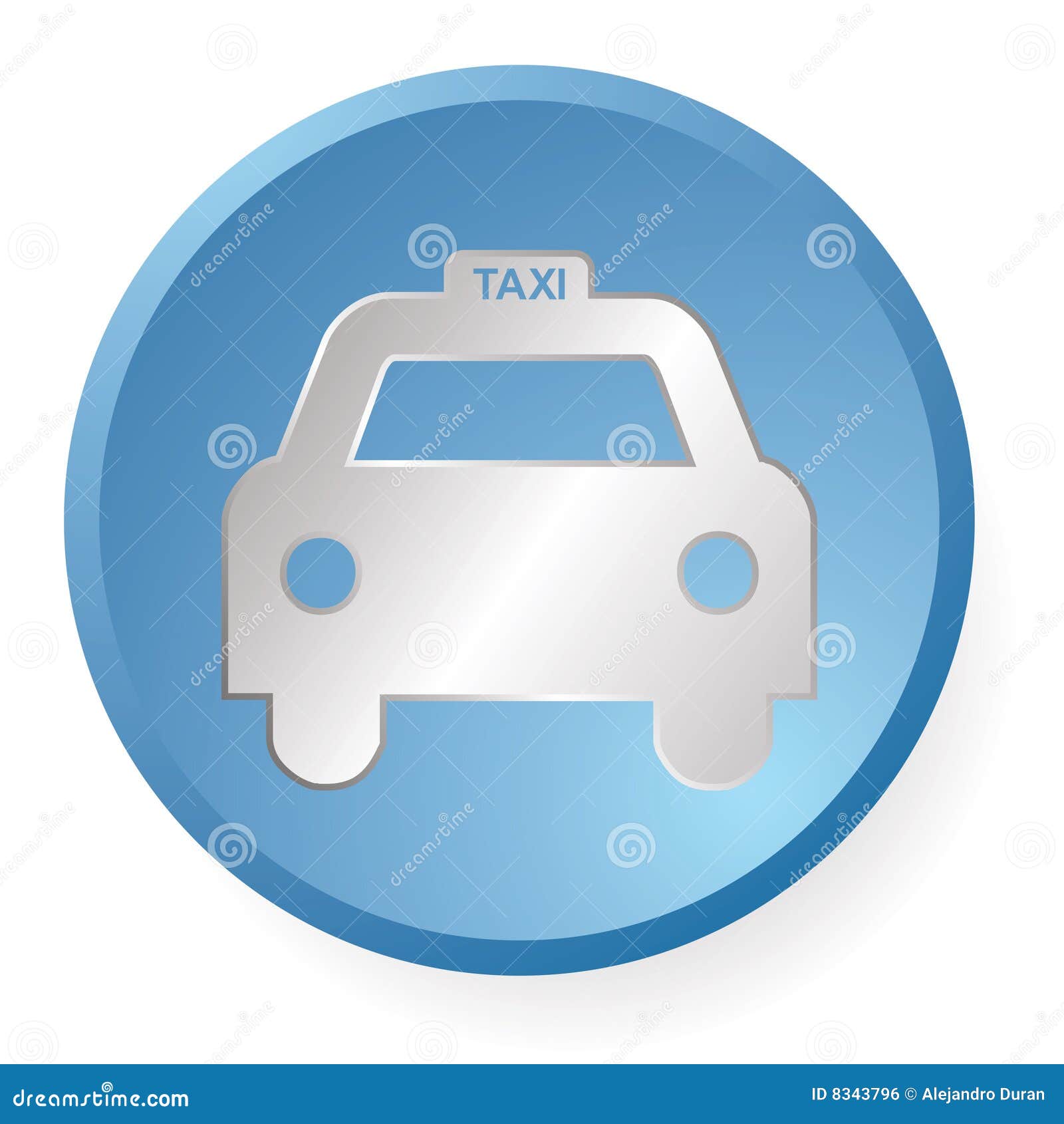 Taxi Car Cab Icon. Cartoon Transportation Collection. Yellow Taxicab ...