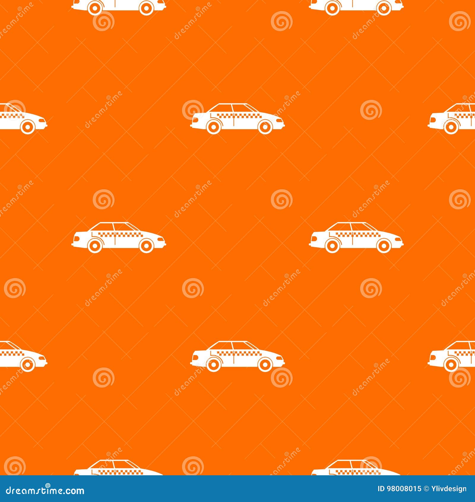 Taxi pattern seamless stock vector. Illustration of city - 98008015