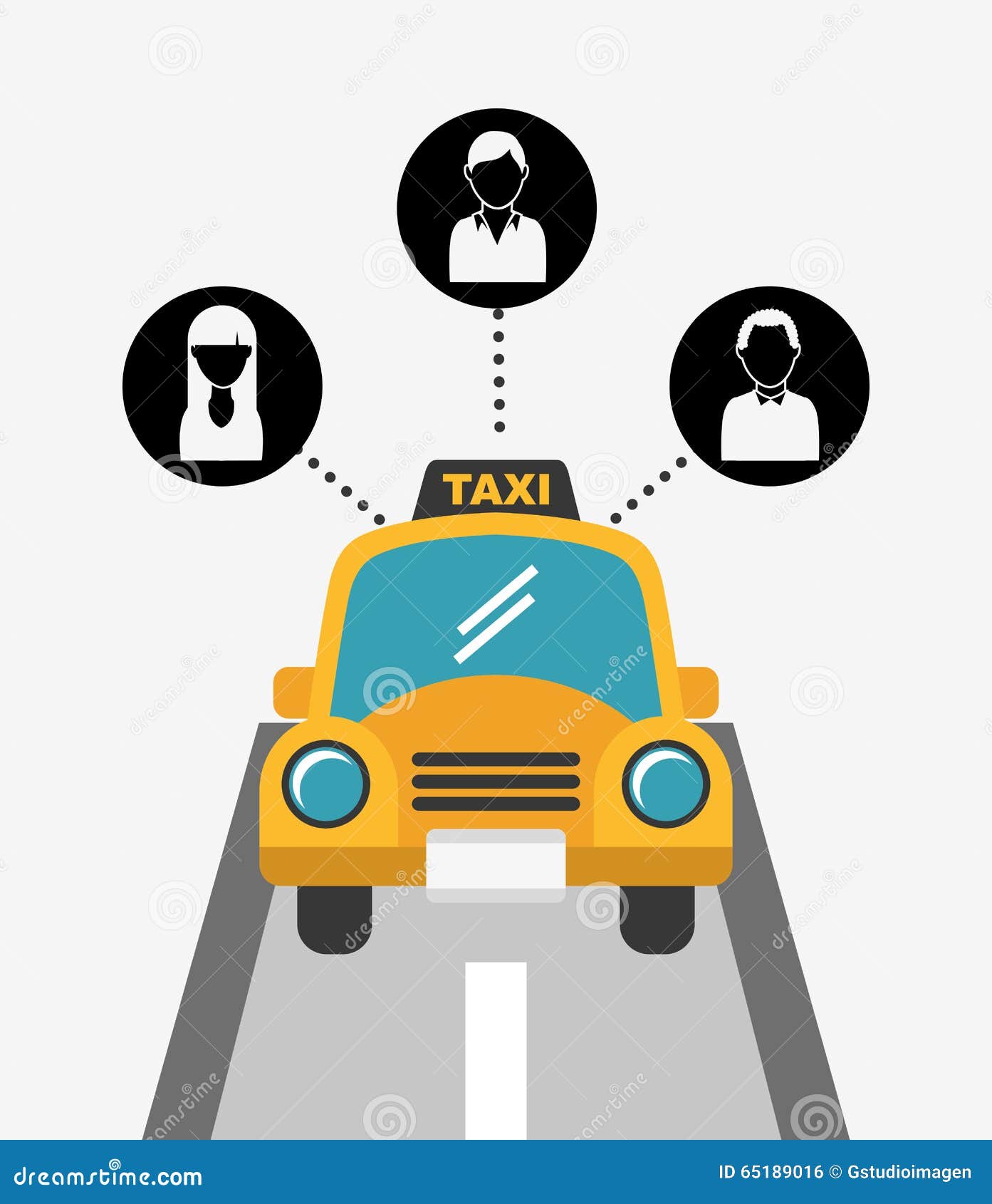 Taxi service design stock illustration. Illustration of sign - 65189016