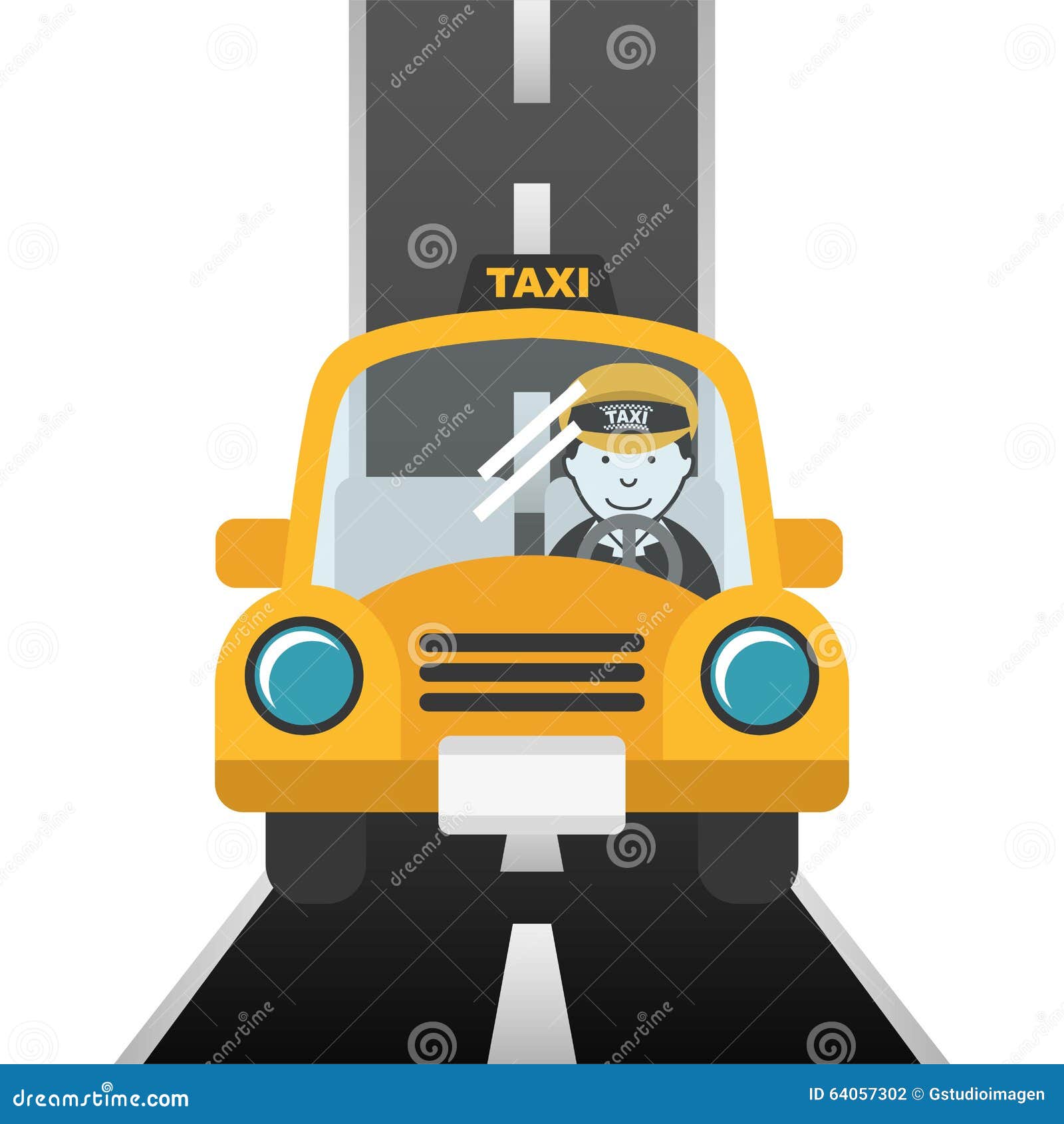 Taxi service design stock vector. Illustration of traffic - 64057302