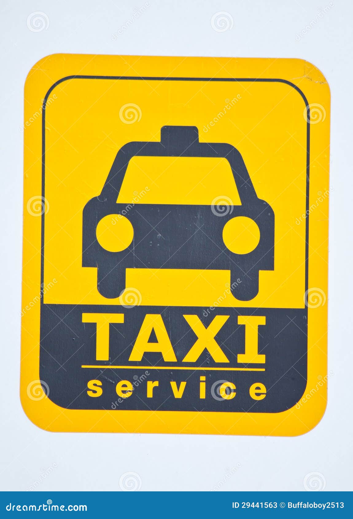 Taxi sign stock image. Image of sign, passenger, service - 29441563
