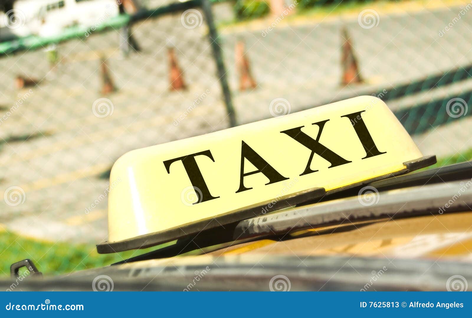 Taxi sign stock image. Image of late, time, travel, hour - 7625813