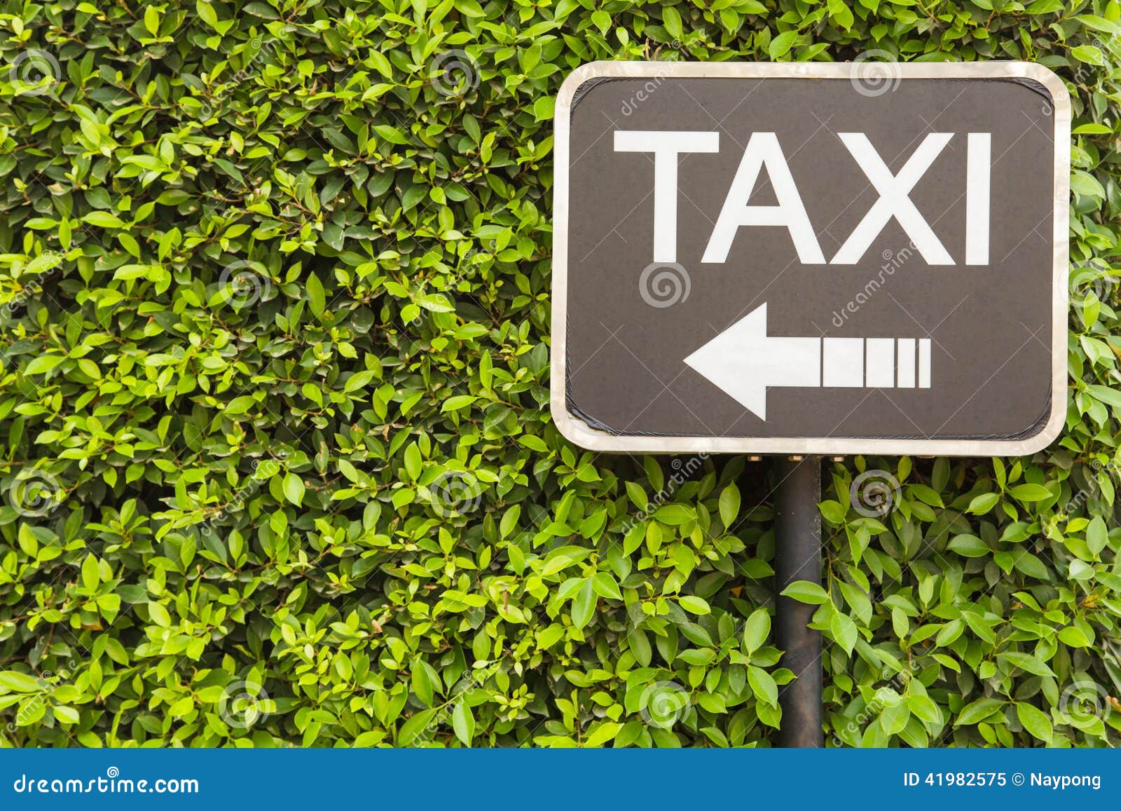 Taxi sign stock image. Image of transport, travel, stop - 41982575
