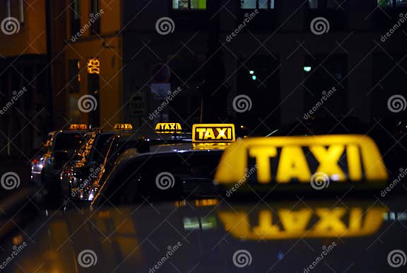 Taxi stand stock photo. Image of movement, automobile - 1801166