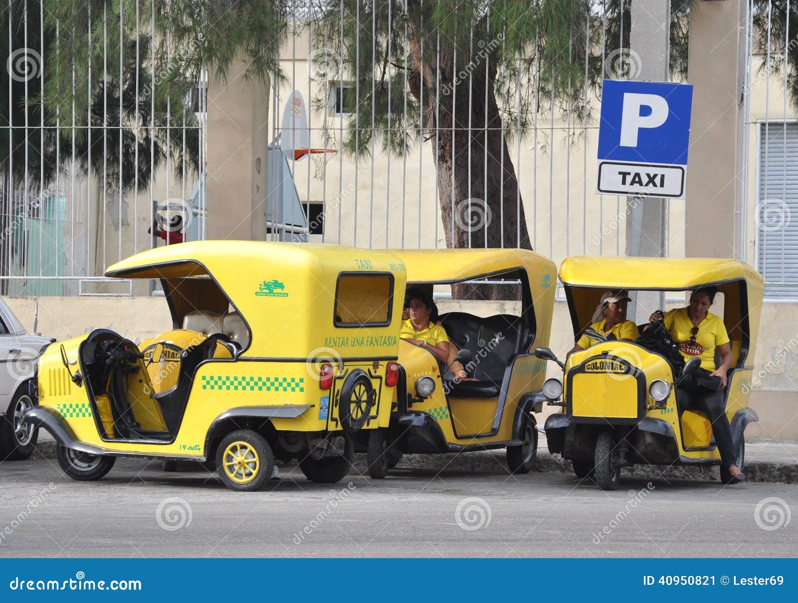 The Taxi Stand In Front Of Prague International Airport On A Bright ...