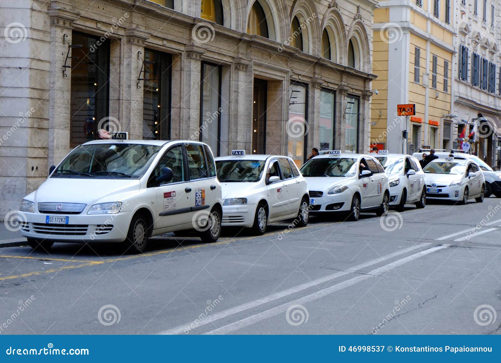 Taxi station editorial photography. Image of street, board - 46998537