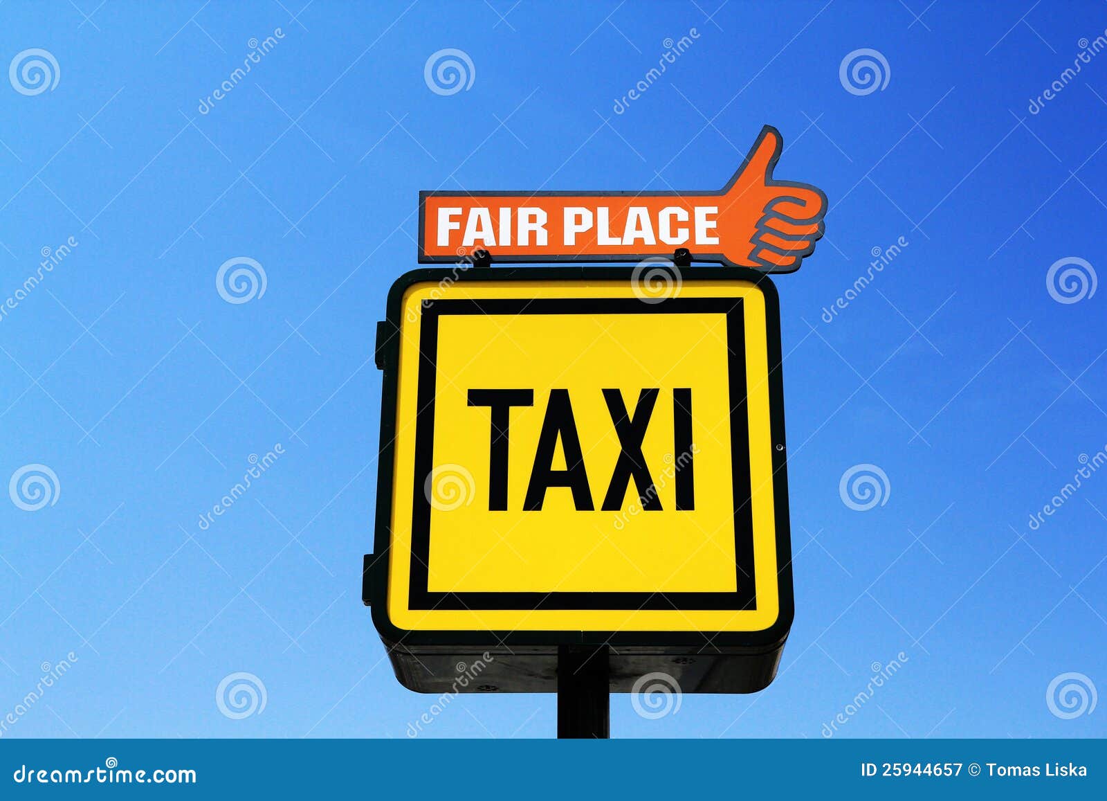 Taxi stop banner stock image. Image of travel, yellow - 25944657