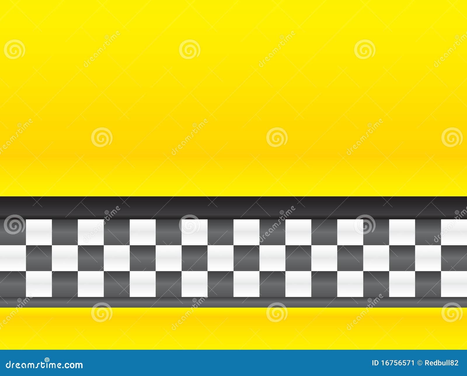 Taxi stripe stock vector. Illustration of yellow, background - 16756571