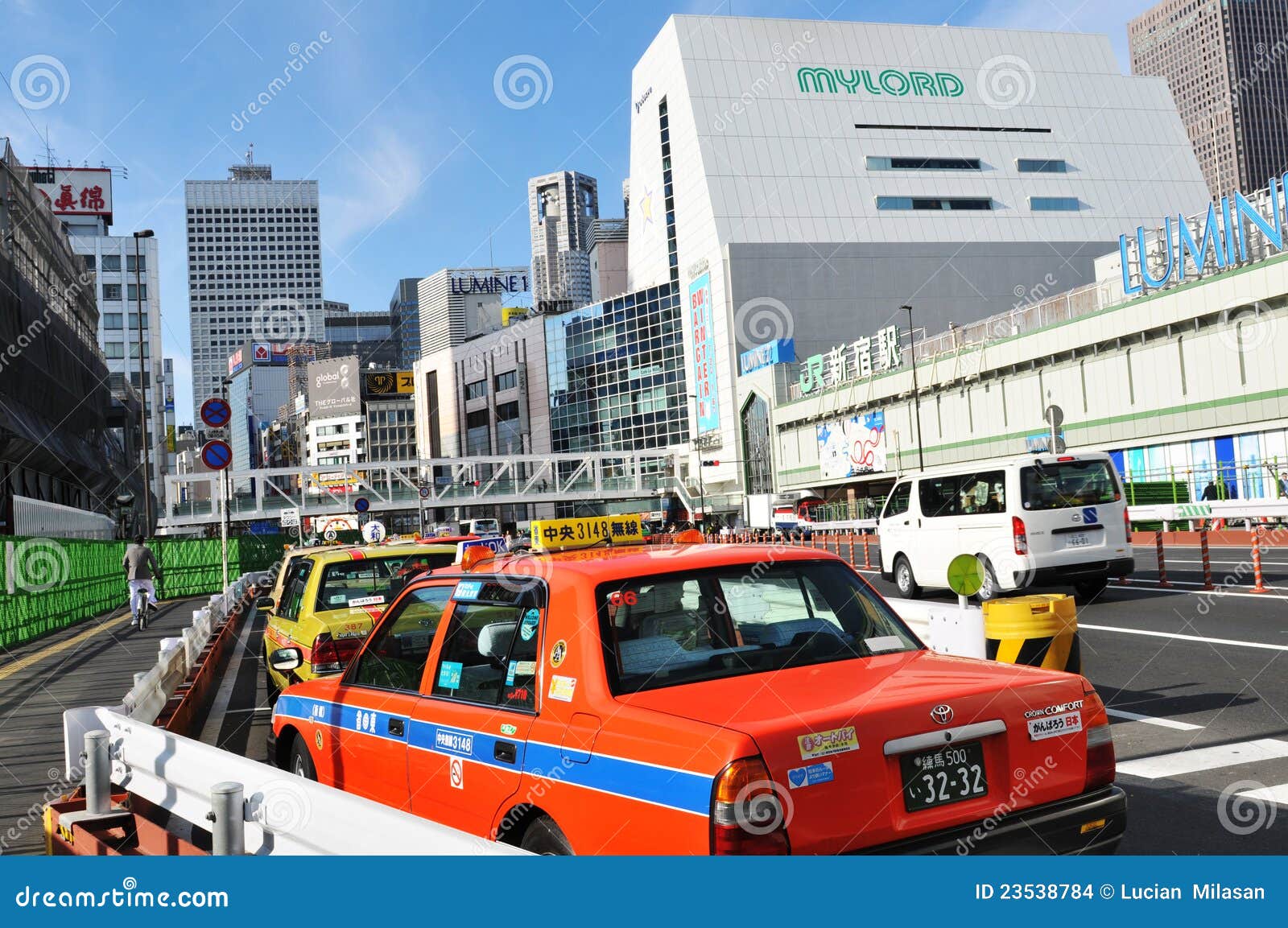 Taxi in Tokyo, Japan editorial stock image. Image of signs - 23538784