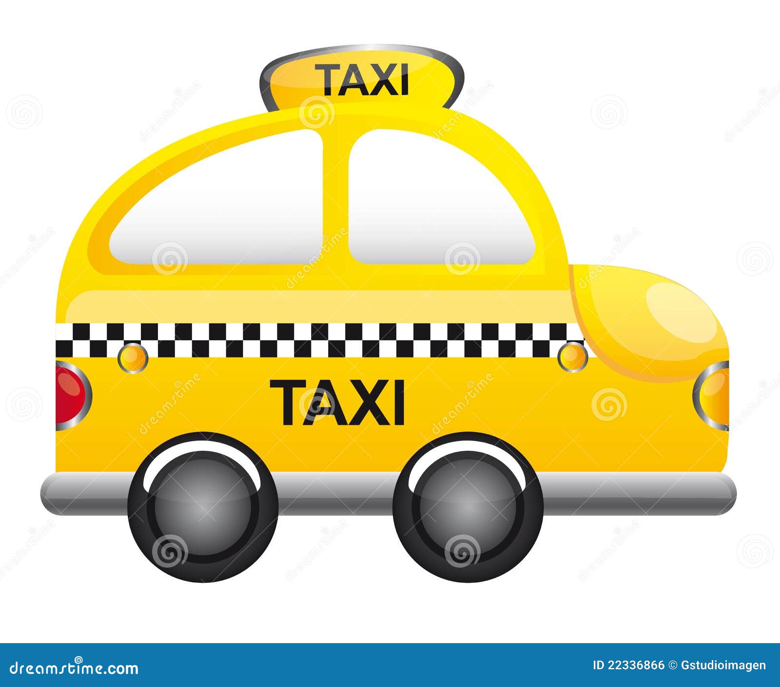 Taxi vector stock vector. Illustration of transportation - 22336866
