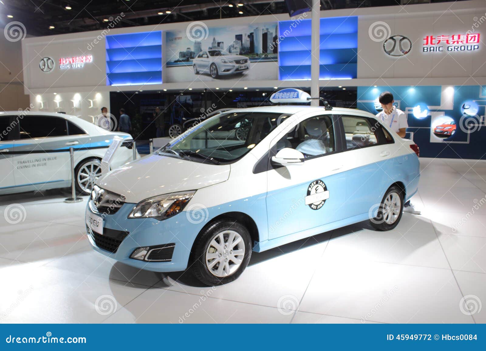 Taxi électrique Pur Du GROUPE E150 EV De BAIC Photographie éditorial - Image du groupe ...
