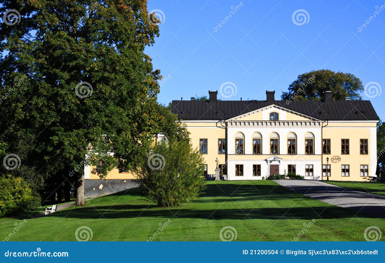 Taxinge castle stock photo. Image of nature, place, green - 21200504