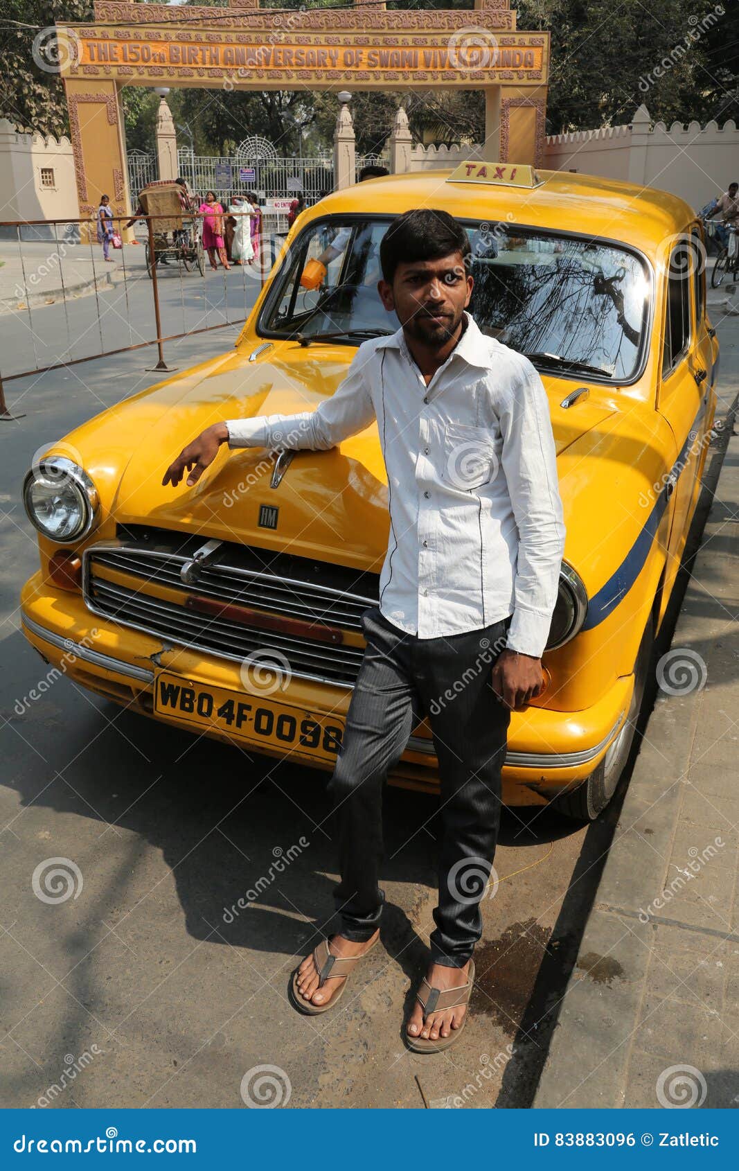 Taxista, Kolkata foto editorial. Imagen de calle, motor - 83883096
